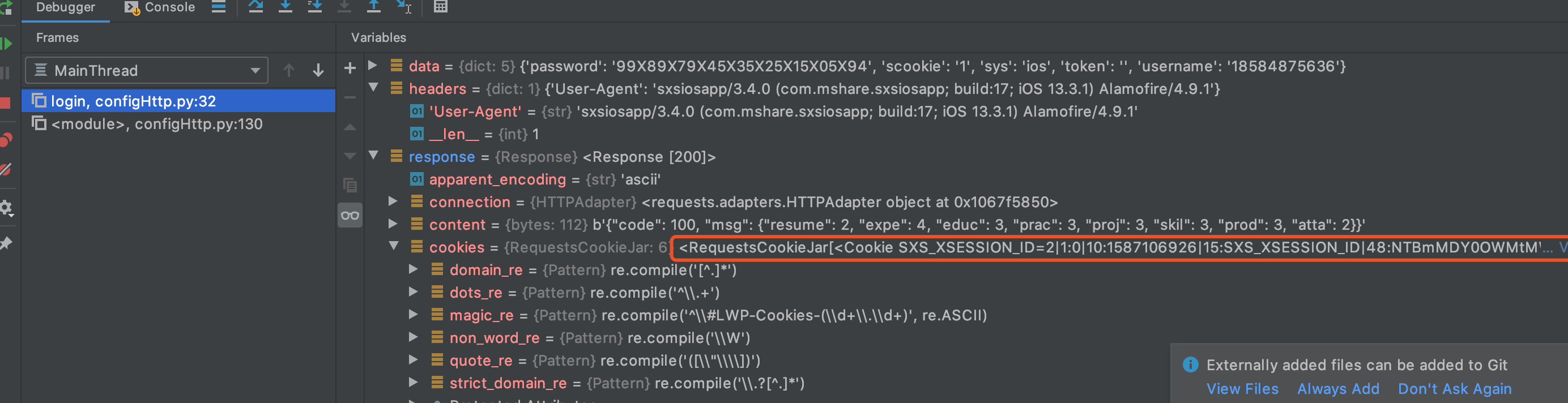 接口自动化获取token，cookie_nocobase 数据接口-CSDN博客