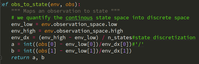 Q-Learning in discrete state of gym-MountainCar-v0 - Programmer Sought
