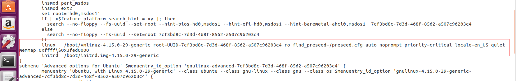 linux学习——添加linux内核启动参数实现内存预留_内核参数memmap-CSDN博客