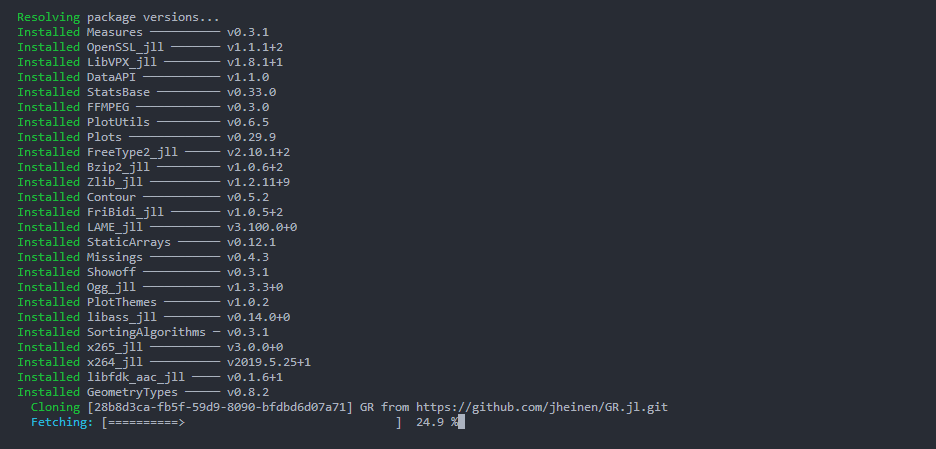 Julia Pro安装package_argumenterror: package plots not found in current -CSDN博客