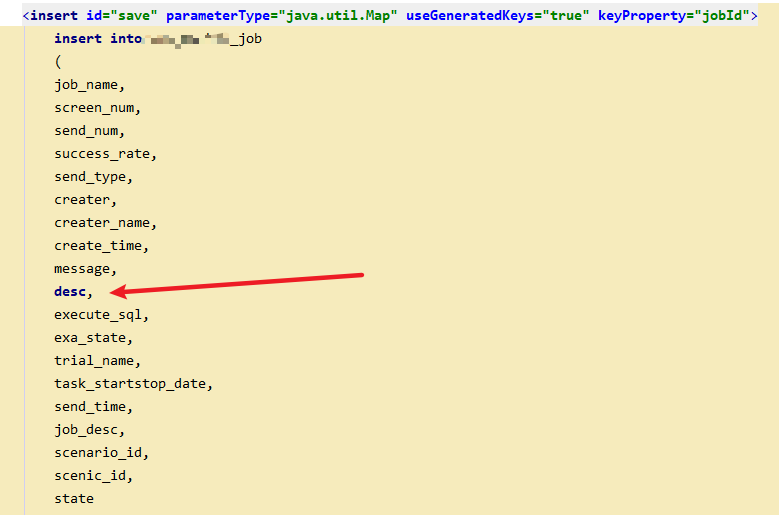 解决：nested exception is org.springframework.jdbc.BadSqlGrammarException:_failed to execute ...