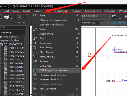 Cadence学习六：ORCAD里怎么增加和删除Offpage connector_off-page connector-CSDN博客