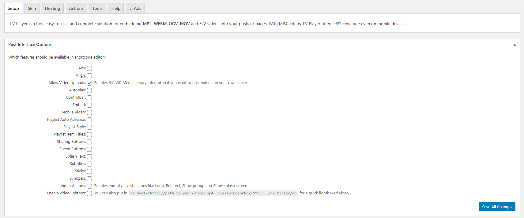 [WordPress插件推荐/简单评测] FV Flowplayer Video Player_fvflowplayer-CSDN博客