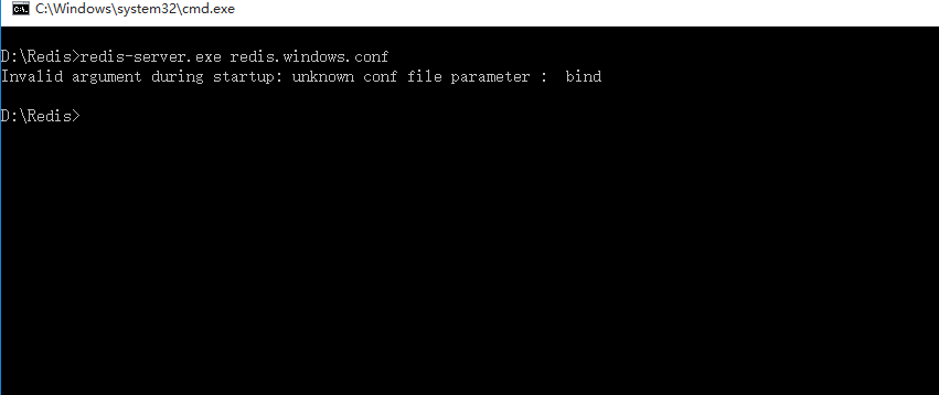 Redis启动出现invalid Argument During Startup Invalid Argument During Startup Unknown Argument