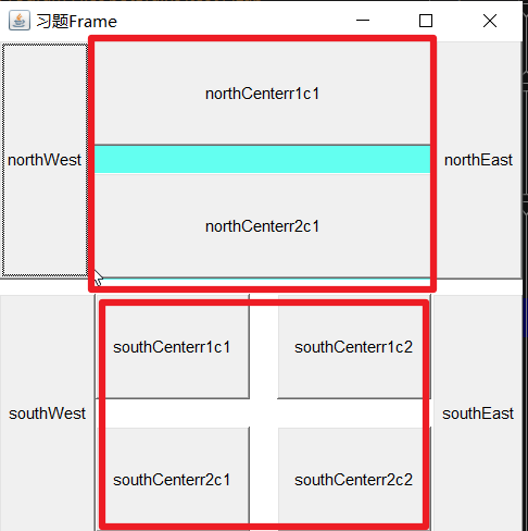 Java 各种Layout和Panel自由组合思考题实例。UI三种常见的布局方式.FlowLayout,BorderLayout,GridLayout.教程_java panel layout ...