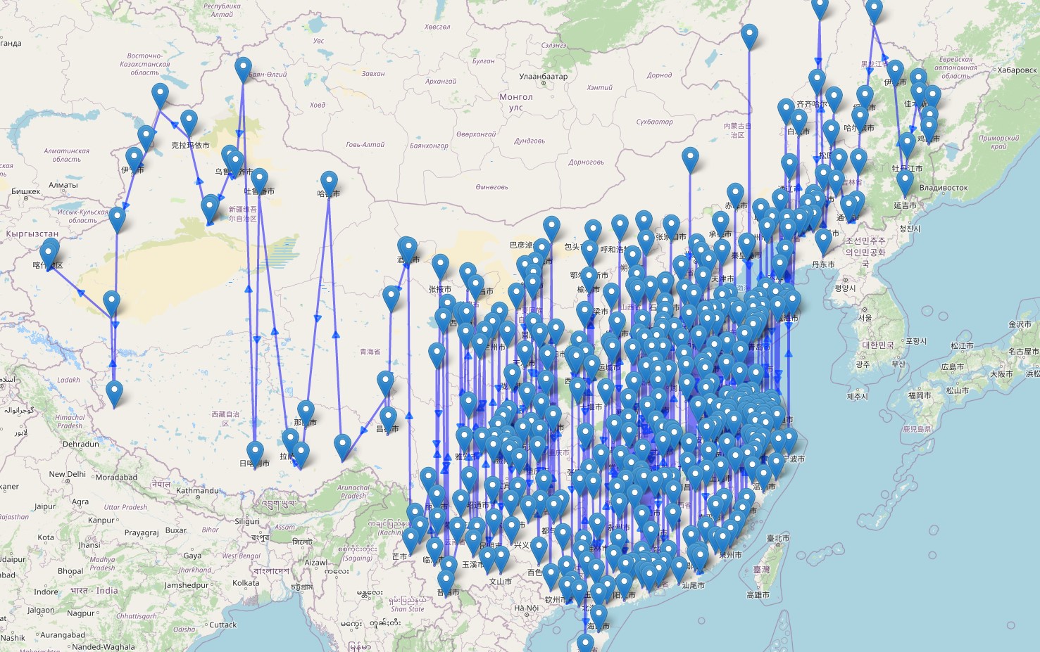 folium路径绘图练习_folium 地图路径图-CSDN博客