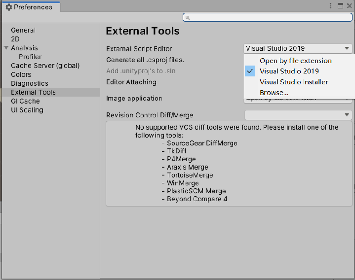 unity下载并和vs2019关联的步骤_unity vs跳转-CSDN博客
