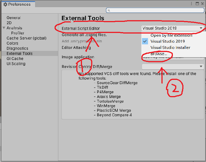 unity下载并和vs2019关联的步骤_unity vs跳转-CSDN博客