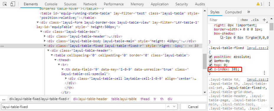 使用layui Table固定列失效layui Table Fixed Right 失效 Csdn博客