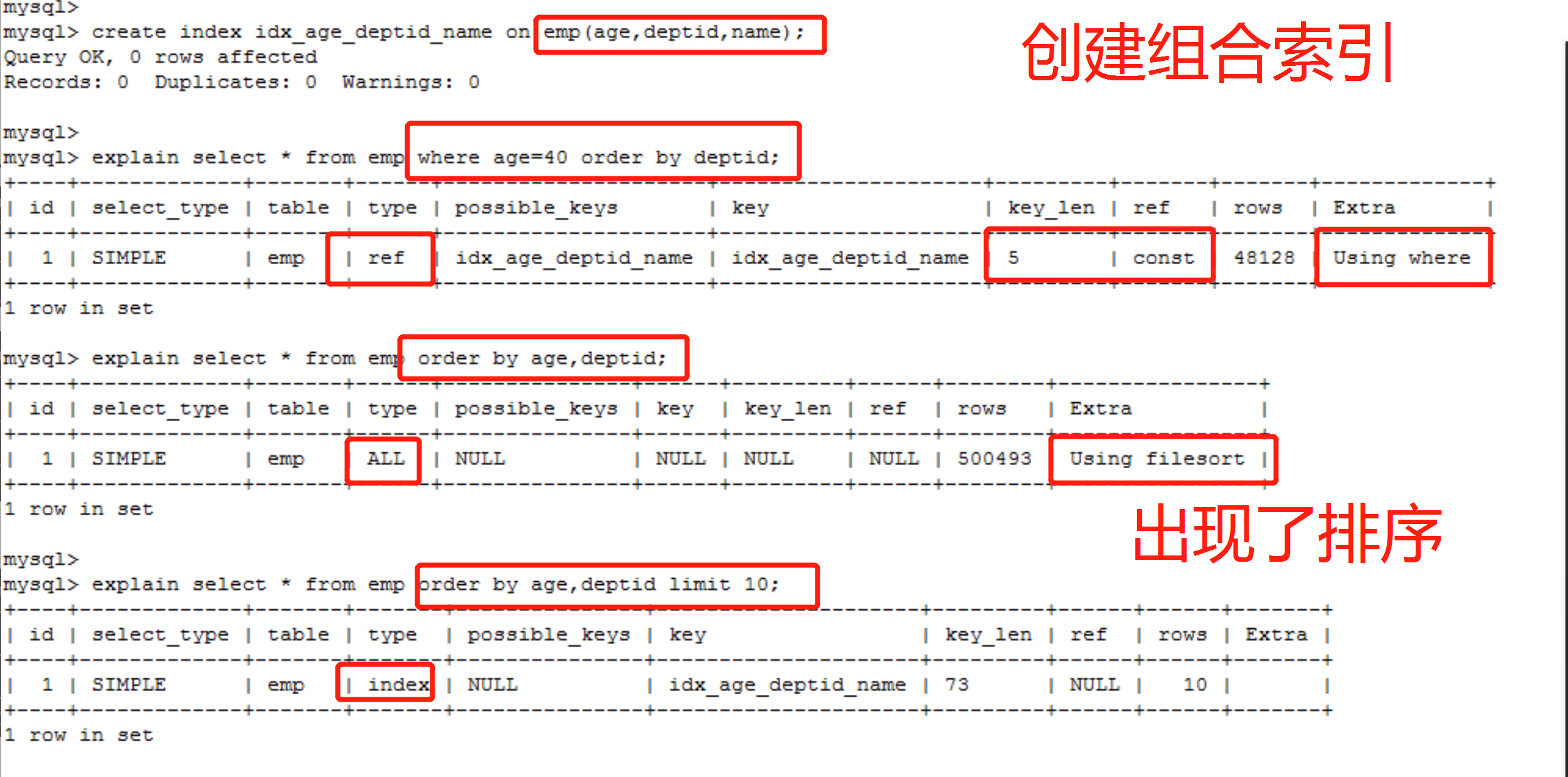 Mysql优化篇：排序分组优化 用副表分组 Csdn博客