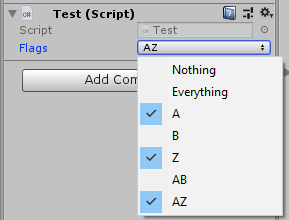 【Unity】在Inspector上显示自定义的位掩码枚举（Flags）_unity [flags]-CSDN博客