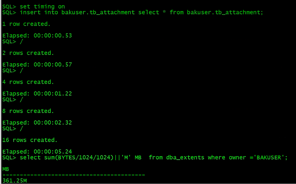 Oracle快速构造大量测试数据_oracle创建测试数据-CSDN博客