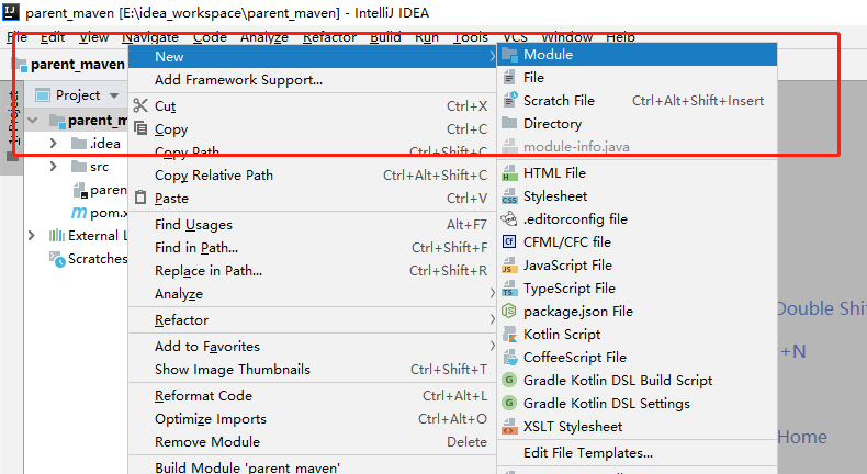 【IDEA】idea父子项目创建module，解决springboot的 标签问题_idea 添加model但是parent不是父项目-CSDN博客