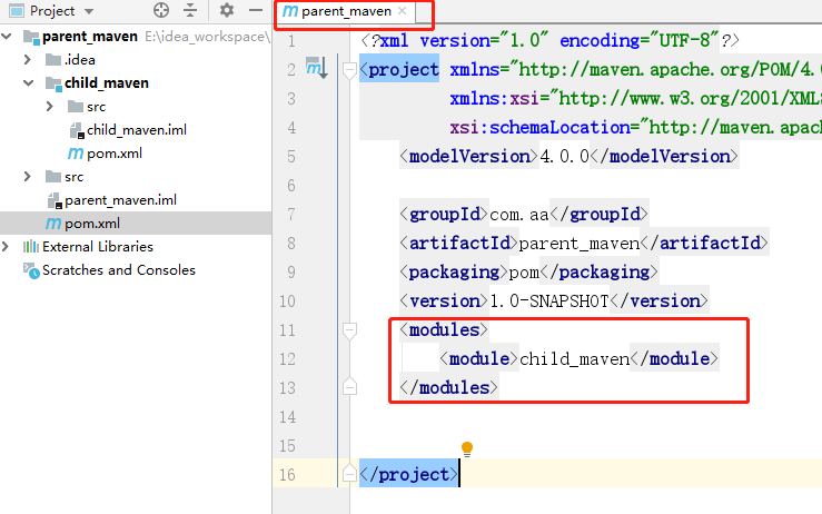 【IDEA】idea父子项目创建module，解决springboot的 标签问题_idea 添加model但是parent不是父项目-CSDN博客