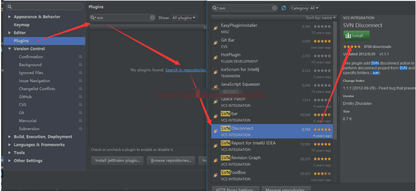 IDEA取消SVN关联，再重新关联项目_idea 项目 断开svn 并重新连接-CSDN博客