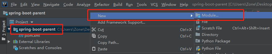 Spring Boot 父子项目的搭建（idea 搭建）idea 在springboot 项目下兴建子项目 Csdn博客