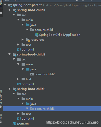 Spring Boot 父子项目的搭建(idea 搭建)idea 在springboot 项目下兴建子项目 Csdn博客
