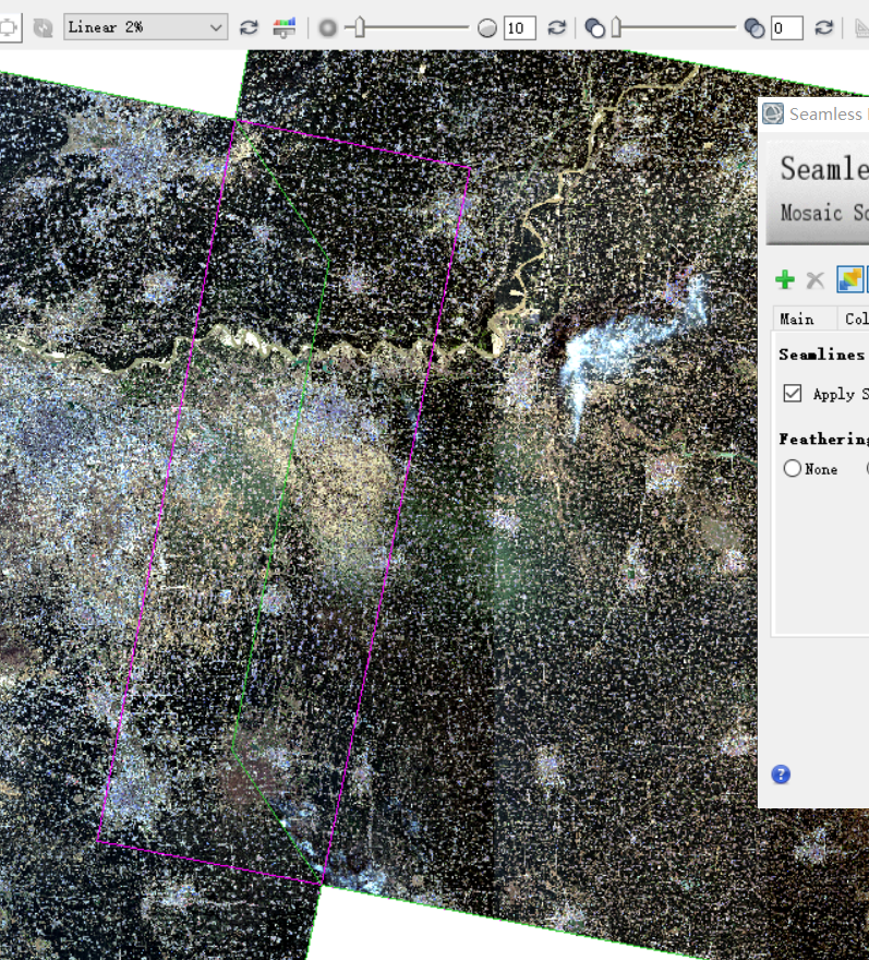 ENVI5.3.1使用Landsat 8影像进行图像镶嵌和图像裁剪实例操作_envi裁剪遥感图像landsat8-9才-CSDN博客