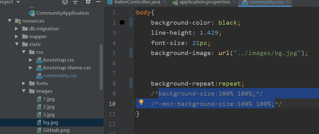 关于在.css文件中使用background-image:url("../images/bg.jpg");不显示问题,已解决_css ...