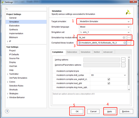 FPGA软件应用之Vivado与Modelsim联合仿真_find simulator executables and check verision_CrazyCPU81的博客-CSDN博客