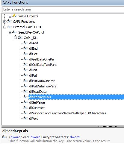 About the generation and call of Seed2Key DLL in CAPL - Programmer Sought