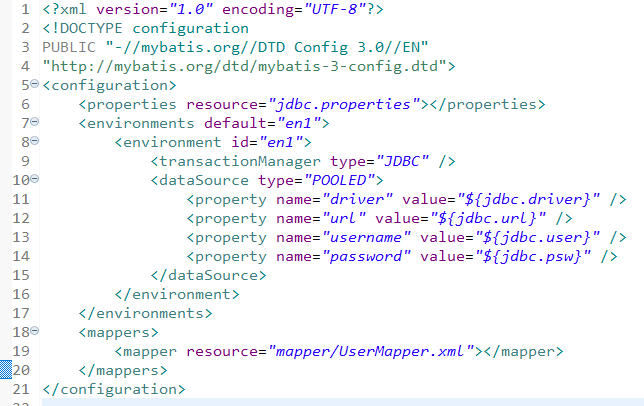 MyBatis配置文件出现错误，已解决（The content of element type ）-CSDN博客