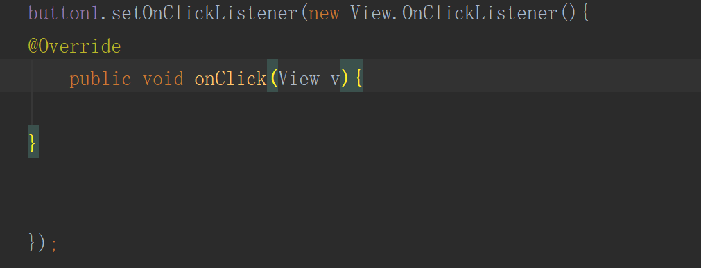Class 'Anonymous class derived from OnClickListener' must either be declared abstract or ...