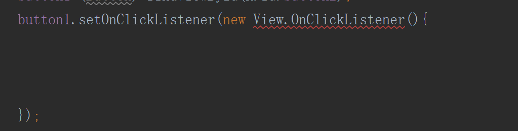 Class 'Anonymous class derived from OnClickListener' must either be declared abstract or ...