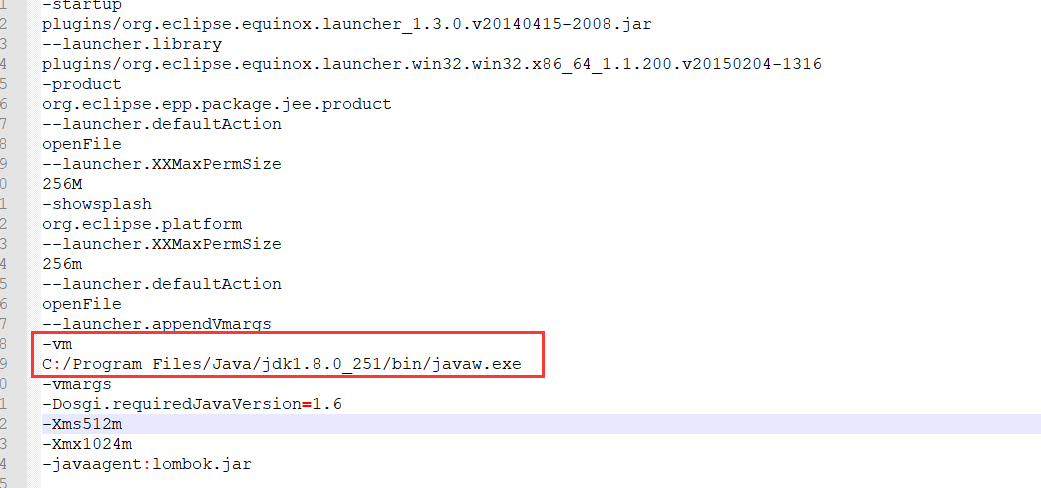 Failed to load the JNI shared library "C:\Program Files\Java\jre1.8.0_251\bin\server\jvm.dll ...