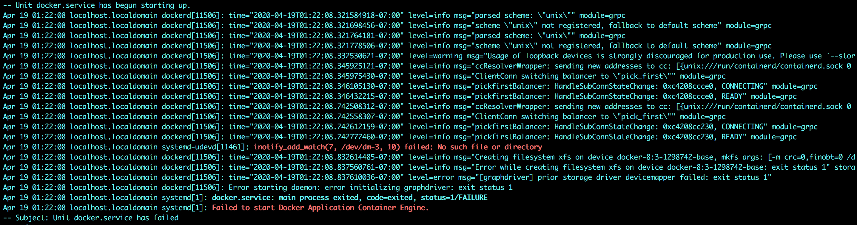 测试 Docker 是否安装正确时报错：dial tcp: lookup on 8.8.8.8:53: no such host失败 - 程序员大本营