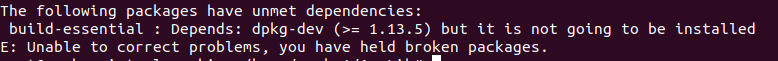 sudo apt-get install build-essential 失败，缺少依赖问题_sudo apt-get install g++ make build-essential-CSDN博客