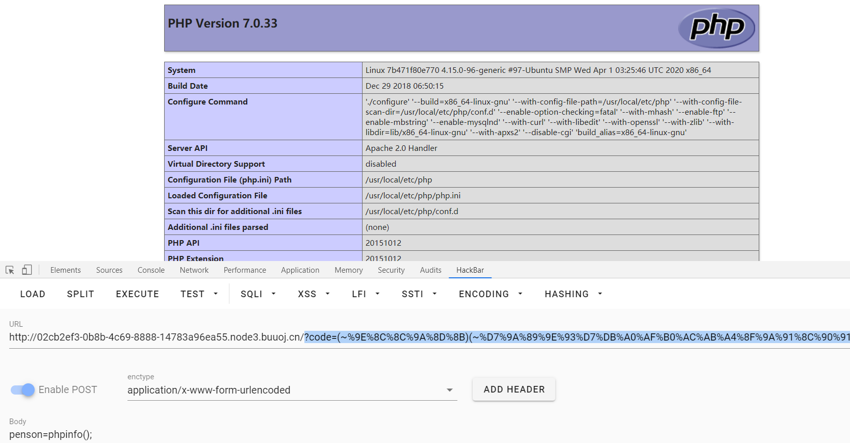 [极客大挑战 2019]RCE ME_极客大挑战 2019]rce me 1dockerfile-CSDN博客