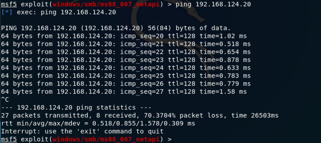 Kali linux-Exploit failed [unreachable]：Rex:：ConnectionTimeout解决方法_rex::connectiontimeout: the ...
