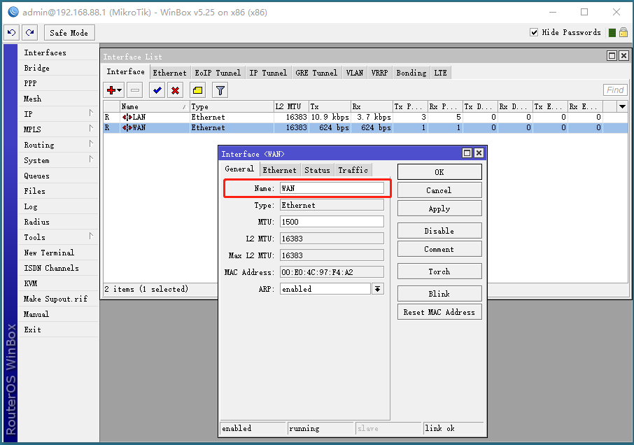 RouterOS 动态IP接入上网设置教程（超详细）_ros自动获取ip上网-CSDN博客
