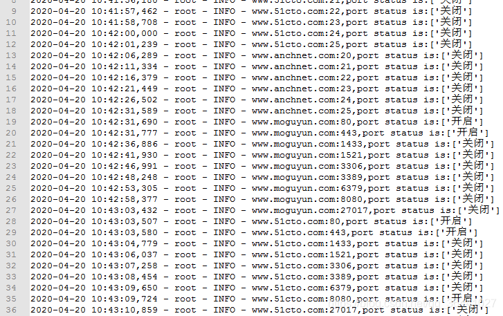 Python实现端口检测python 监听串口更新 Csdn博客