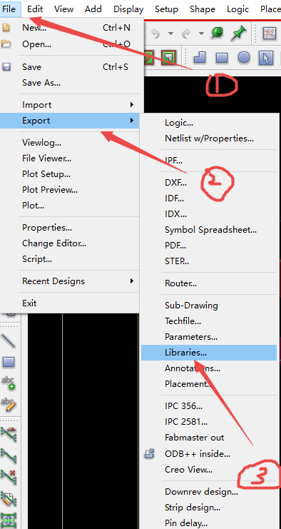 Allegro17.2 PCB导出封装库_pcb文件里面导出dra文件-CSDN博客