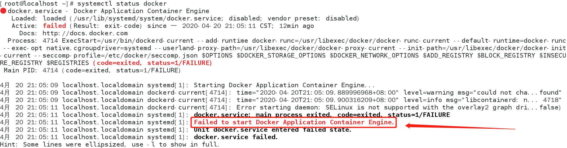 docker安装完成启动不了（报错：Failed to start Docker Application Container Engine.）_docker 修改了安装路径后启动不了-CSDN博客
