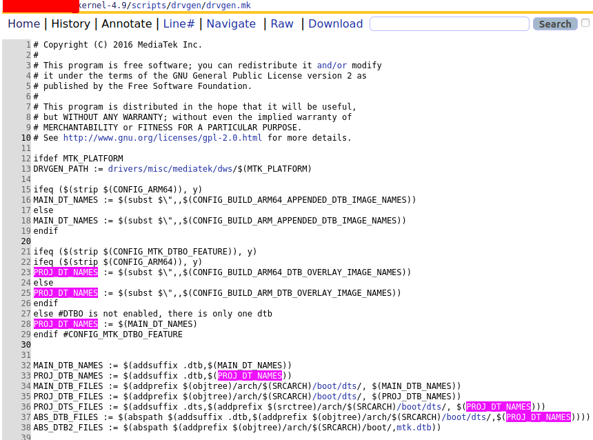 linux中制定所用的dts文件-CSDN博客