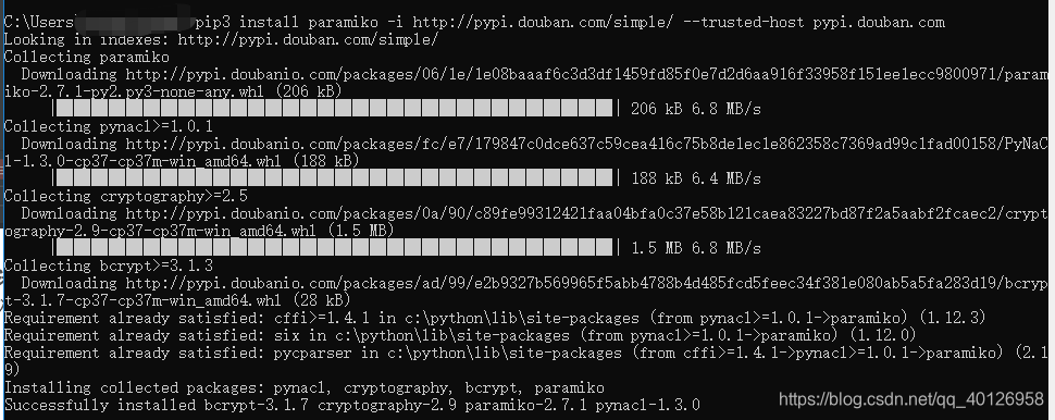 Pip Install Paramiko报错error No Matching Distribution Found For Paramiko解决方案 Csdn博客
