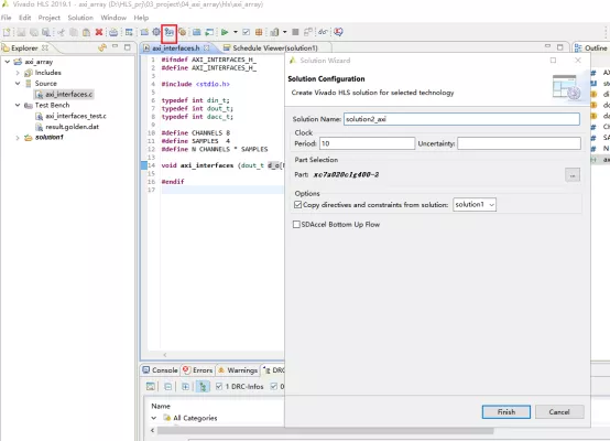 Vivado-hls使用实例－详细教程_vavido hls 教程 支持库-CSDN博客