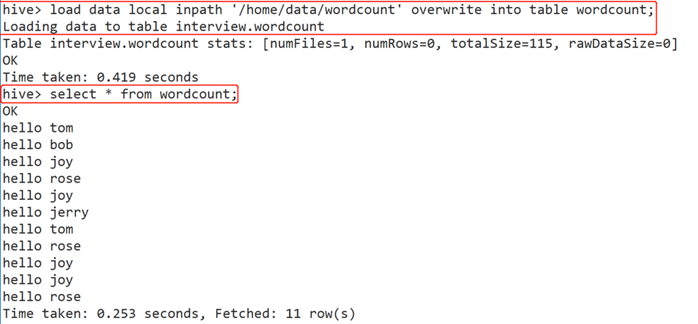 wordcount经典题：使用Hive完成单词统计_通过hive实现wordcount词频统计, 数据库名称学号+姓名,表名称学号+姓名。_DataWorkder_QIng的博客-CSDN博客