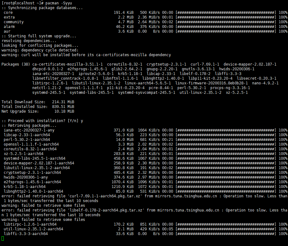 Android下Termux使用proot运行ArchLinux ARM-CSDN博客