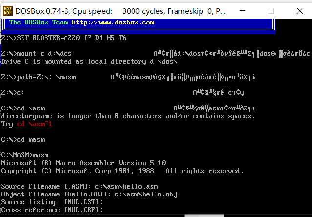 DOSBOX 安装与使用_dosbox怎么运行exe文件-CSDN博客