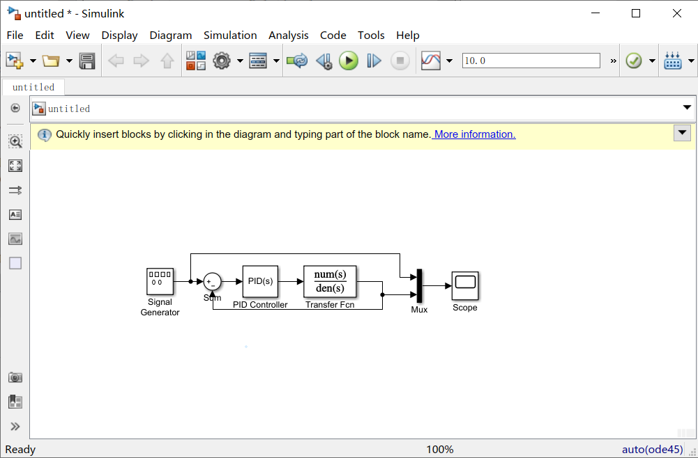 MATLAB之Simulink仿真——PID控制实例_simulink pid仿真实例-CSDN博客
