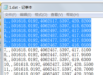 CAD-Cass小结（6）——dat数据格式与展点（显示属性，更改点符号）_cass的数据格式是什么-CSDN博客