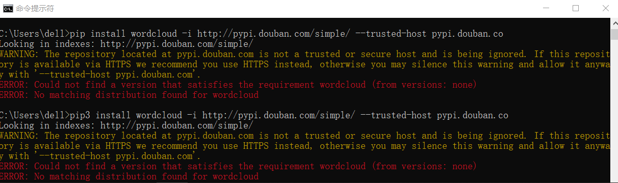 python第三方库wordcloud的安装_numpy 1.20.1和pillow 8.2.0对应的常用的wordcloud版本-CSDN博客
