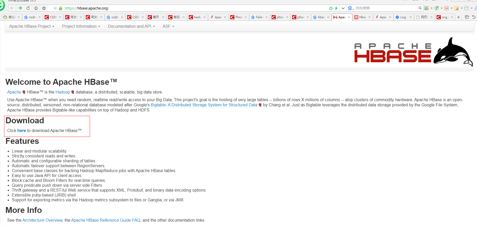 怎么查找Hbase所有的版本_hbase官网更新的补丁在官网哪里看-CSDN博客