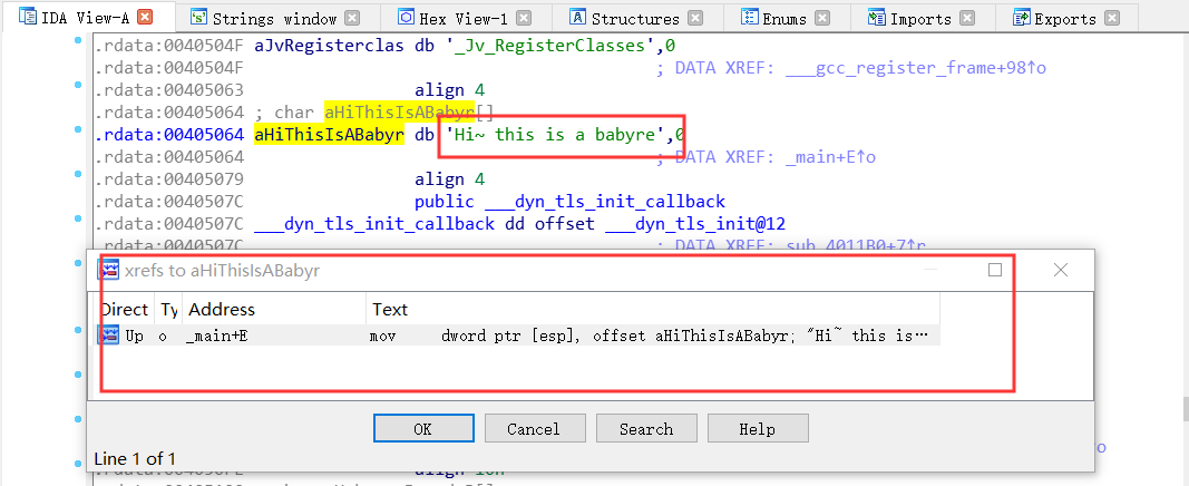 BugKuCTF-入门逆向-baby_baby.exe ctf-CSDN博客
