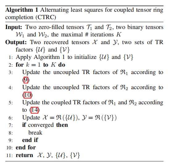 论文笔记（2）：coupled Tensor Completion Via Low Rank Tensor Ring 基于张量环分解的张量补全算法 Csdn博客